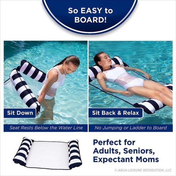 Aqua Leisure | Accessories | Unisex Adult Navy Blue Pool Float And ...
